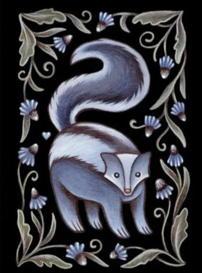 Skunk Print – Cincinnati Nature Center - The Nature Shop